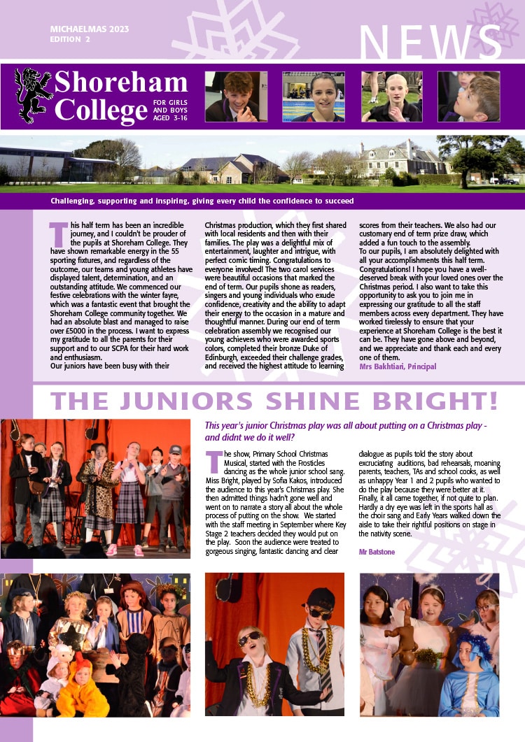 Michaelmas 2023 Edition 2 - Shoreham College